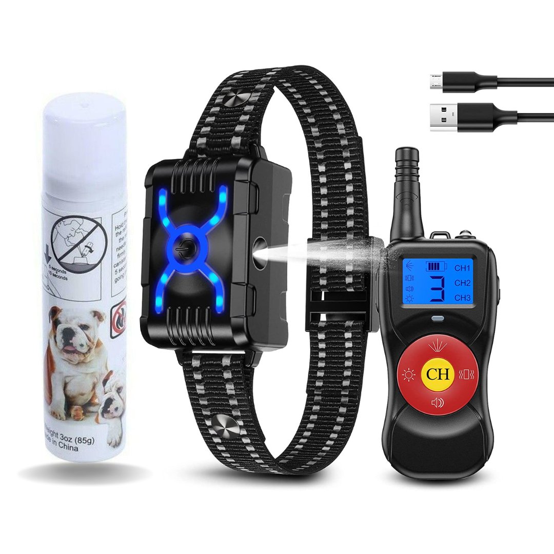 Citronella Spray Stop Barking Dog Collar Remote Training Dog Collar