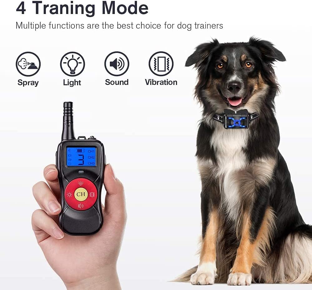 Citronella Spray Stop Barking Dog Collar Remote Training Dog Collar