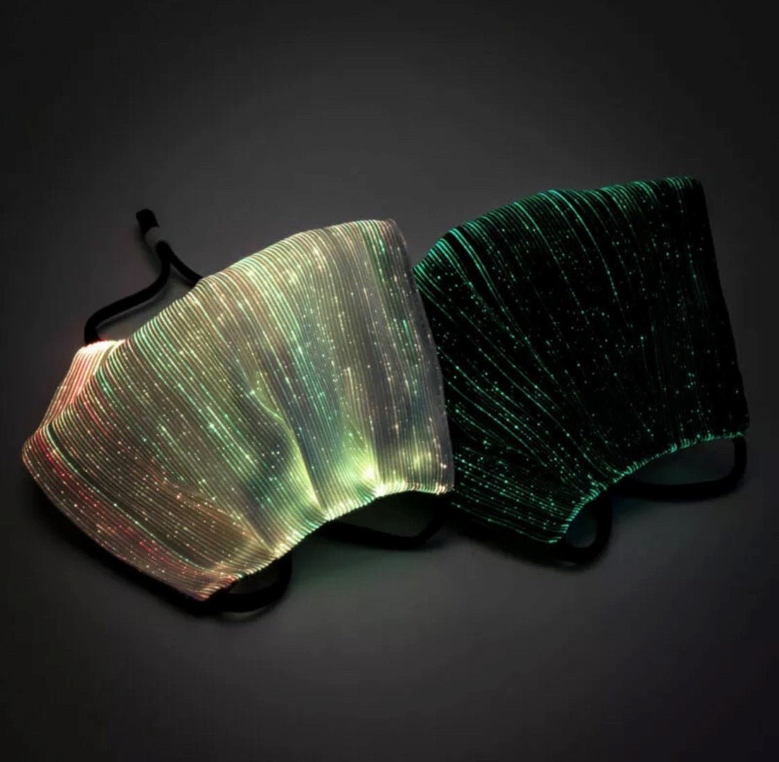 LED Face Mask - Multi-Coloured Face Mask with Lights - USB